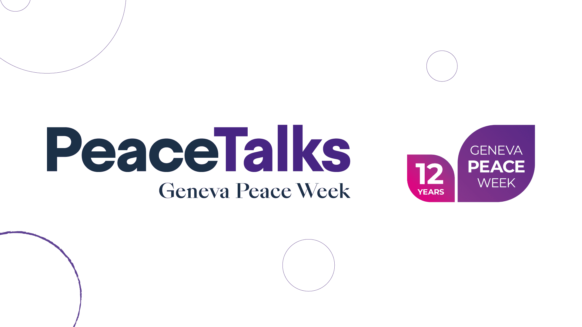 Geneva Peace Week 2025 – PeaceTalks